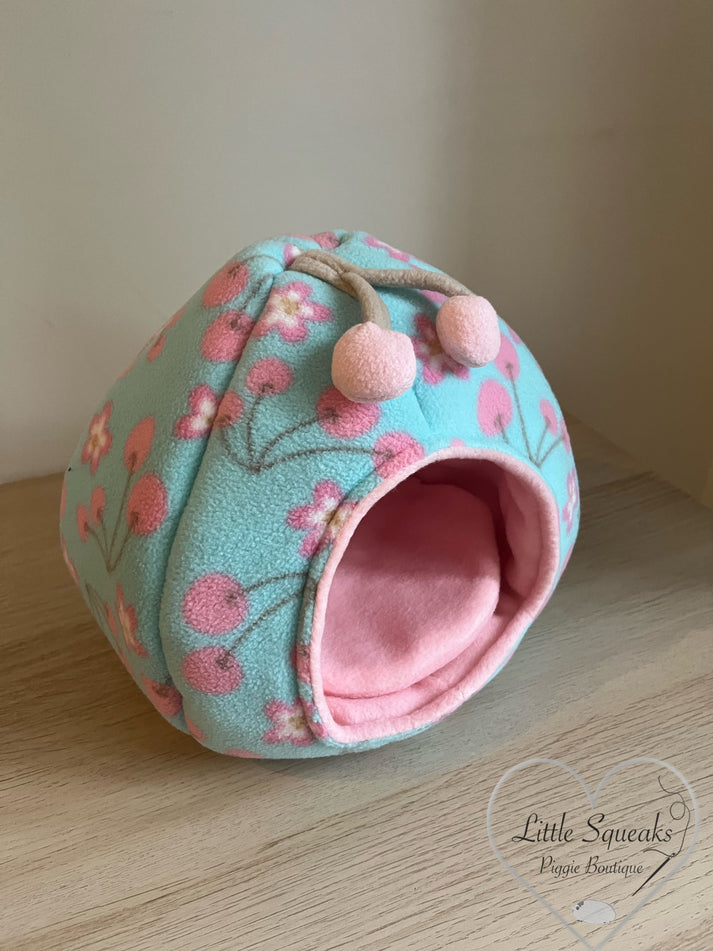 Cherry Blossom Cosy Pod - Guinea Pig Bed/Hide – Little Squeaks Piggie ...